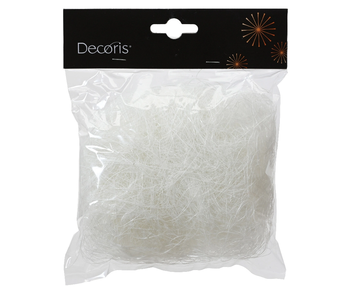 Decoris Engelenhaar zakje wit - Top Tuincentrum