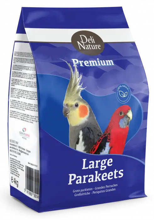 Deli Nature Premium grote parkiet 1kg - Top Tuincentrum
