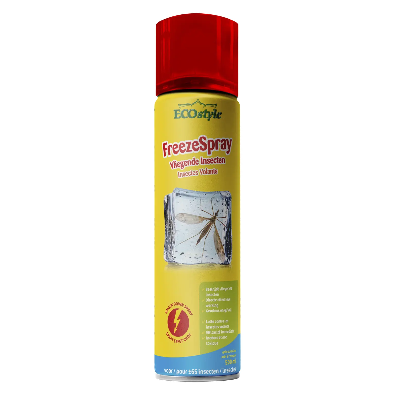ECOstyle FreezeSpray Vliegende insecten 500ml - Top Tuincentrum