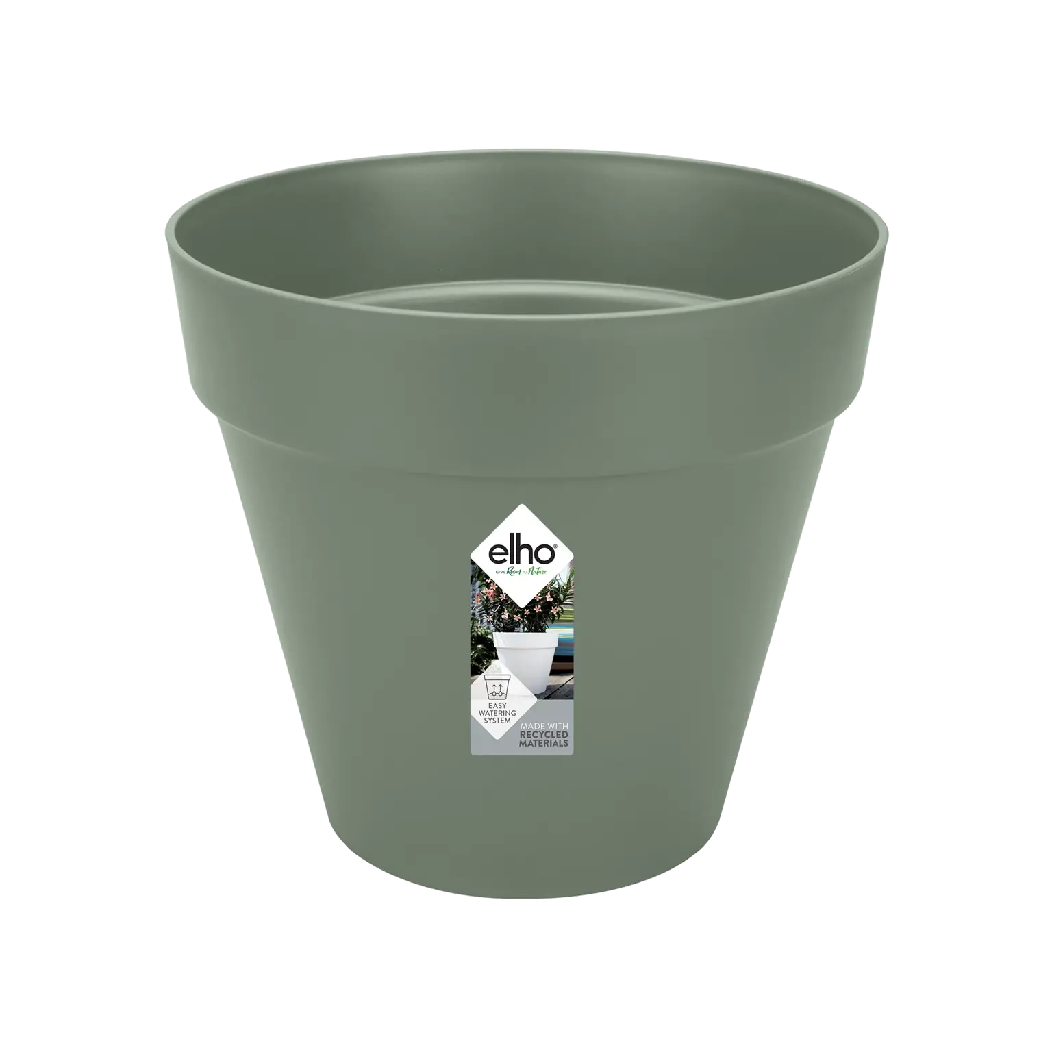 Elho Pot loft urban 25cm groen - Top Tuincentrum