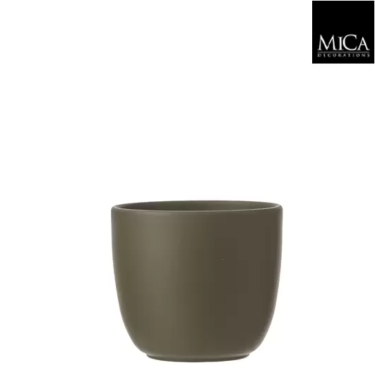 Mica Decorations tusca pot groen 15x14cm - Top Tuincentrum