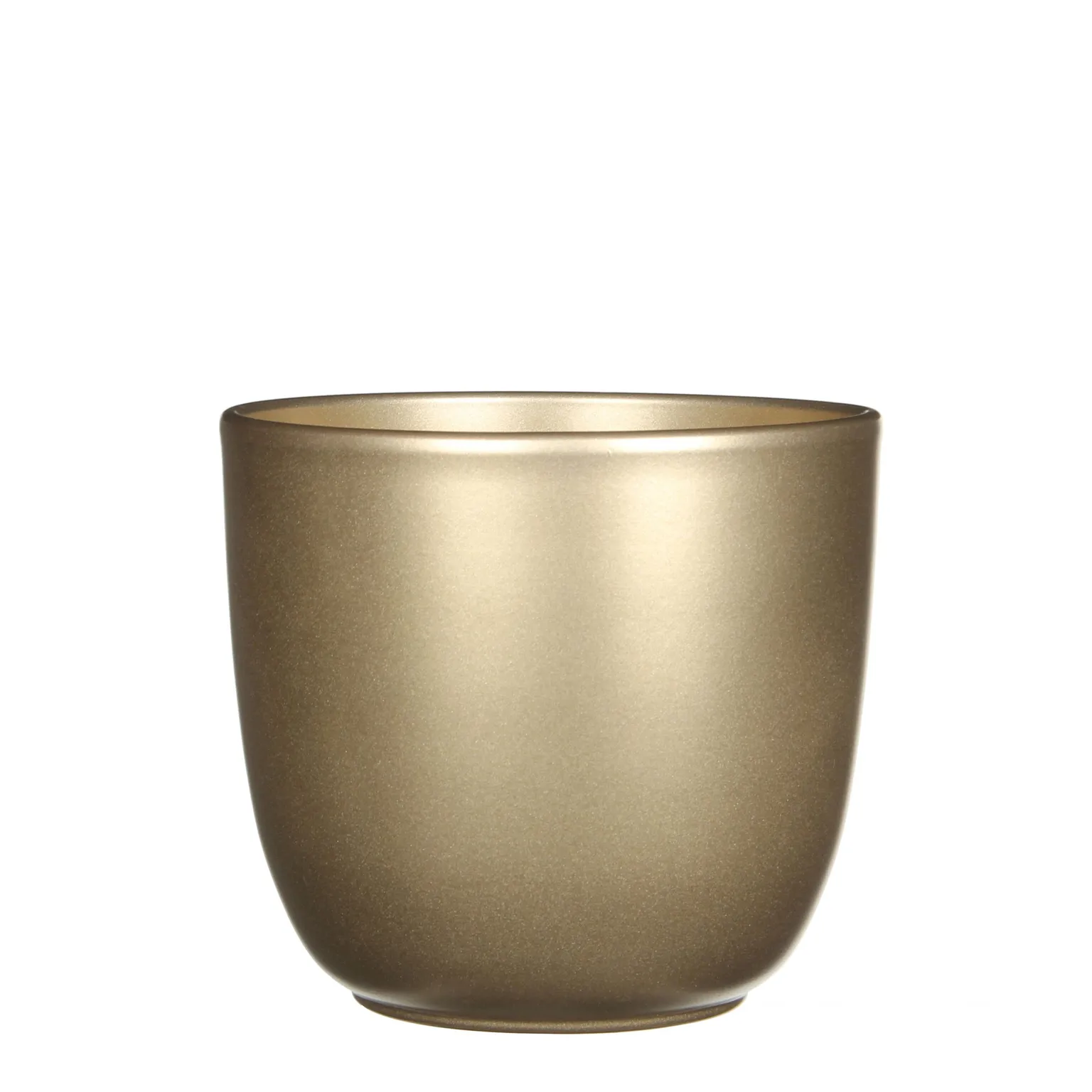 Pot tusca d14.5h14cm goud - Top Tuincentrum