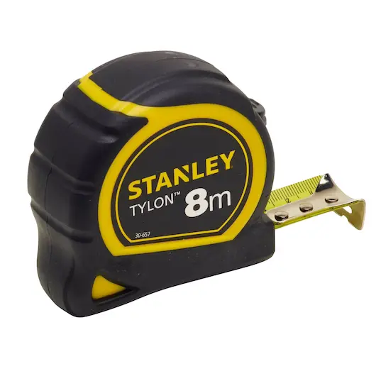 Stanley Rolbandmaat Tylon 8m 25mm - Top Tuincentrum