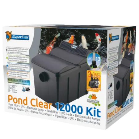 Superfish Pondclear kit12000 -uvc13w- pomp 5000l - Top Tuincentrum